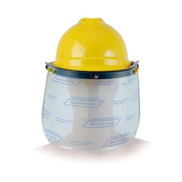 Safeyear W-018 Safety Helmet Attached Bracket With Visor Face Shield ...